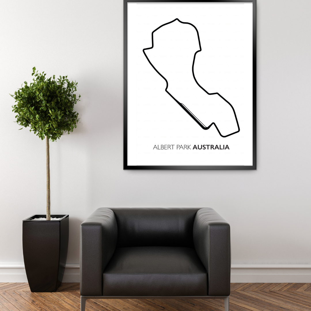 Australia Race Track - A4 – BecauseRacecarBox