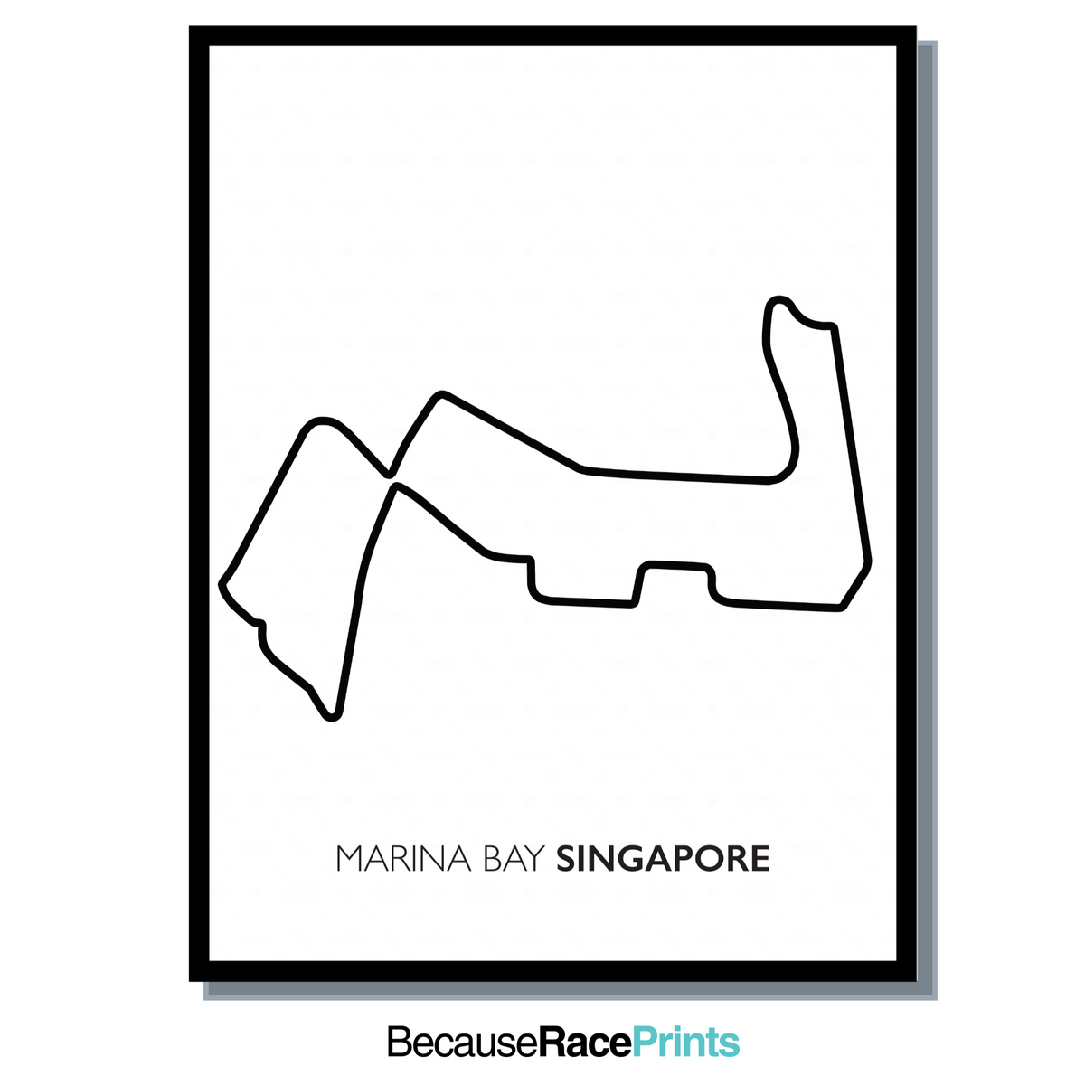 Marina Bay Race Track - A4 – BecauseRacecarBox